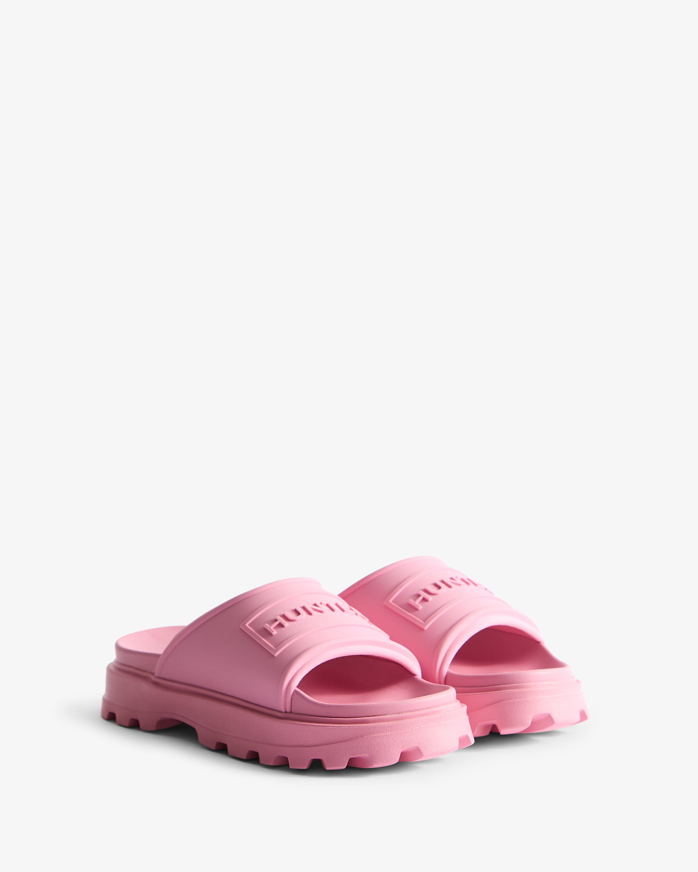 Hunter Boots Womens Moulded Stacked Slider Prism Pink – Hunter Boots Nordic